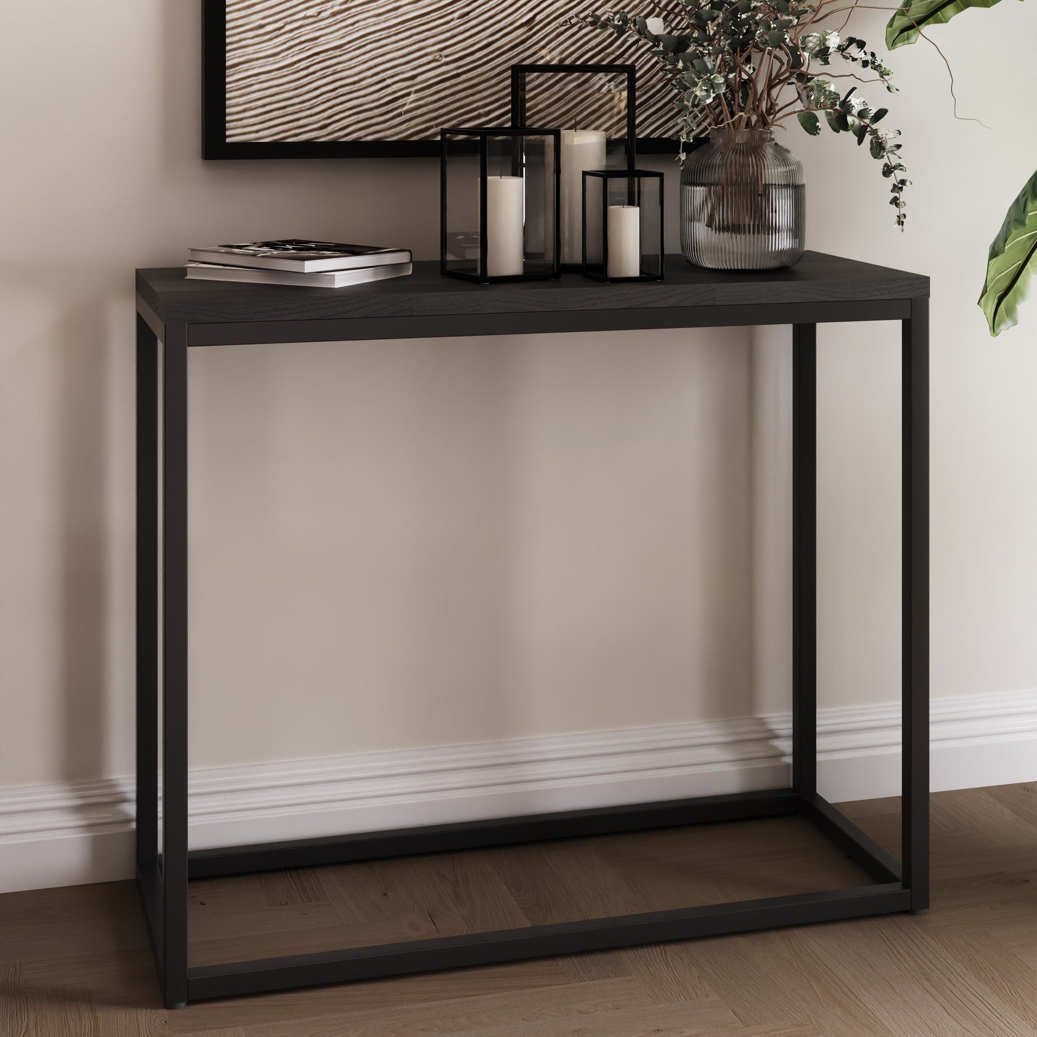 CLEARANCE Montrose Small Console Table Black Tyrrells of Burnbank